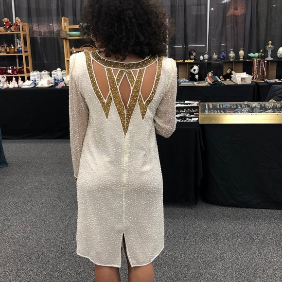 Scala | Dresses | Vintage Scala Art Deco Style Cut Out Back Formal ...